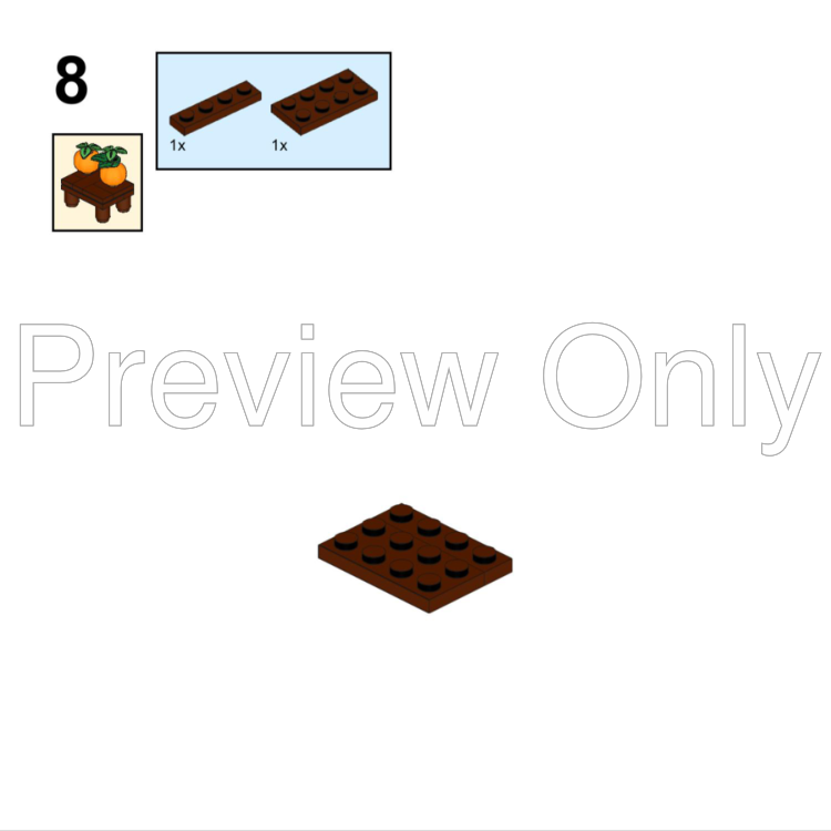 LEGO MOC Food vendor by peter.keith | Rebrickable - Build with LEGO