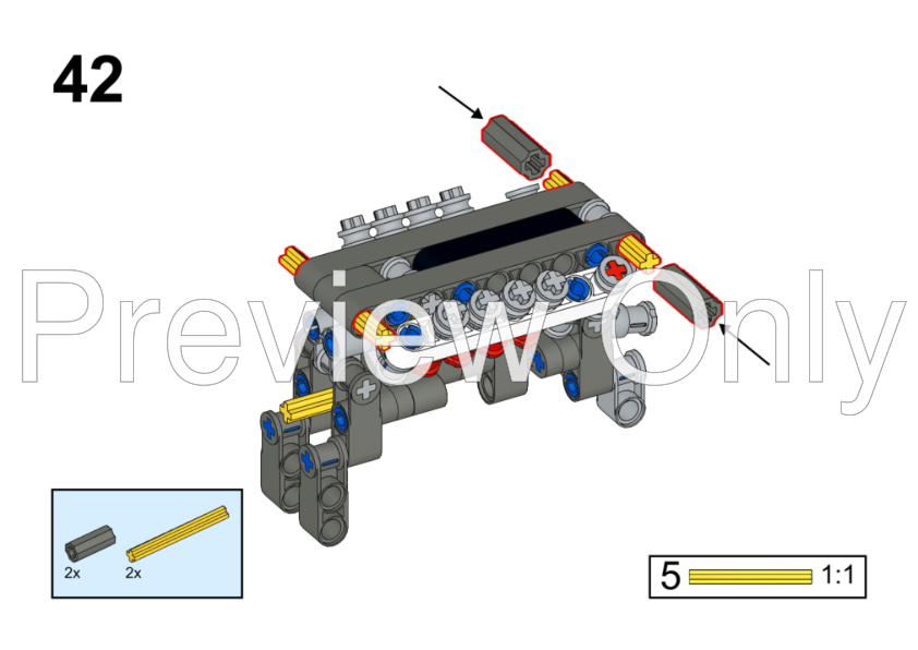 LEGO MOC Ford F-350 Dually Pickup Truck (DRW) 42078 C-Model by ...