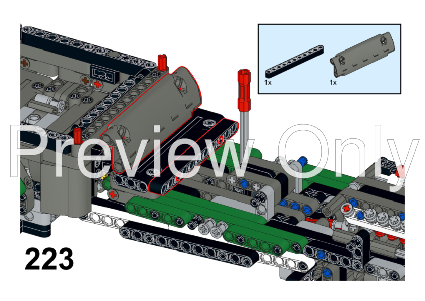 LEGO MOC Ford F-350 Dually Pickup Truck (DRW) 42078 C-Model by ...