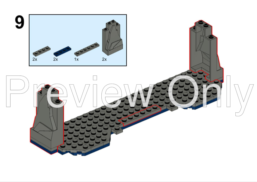 Lego Moc Viaduct Entrance By Simplygryffindor Rebrickable Build