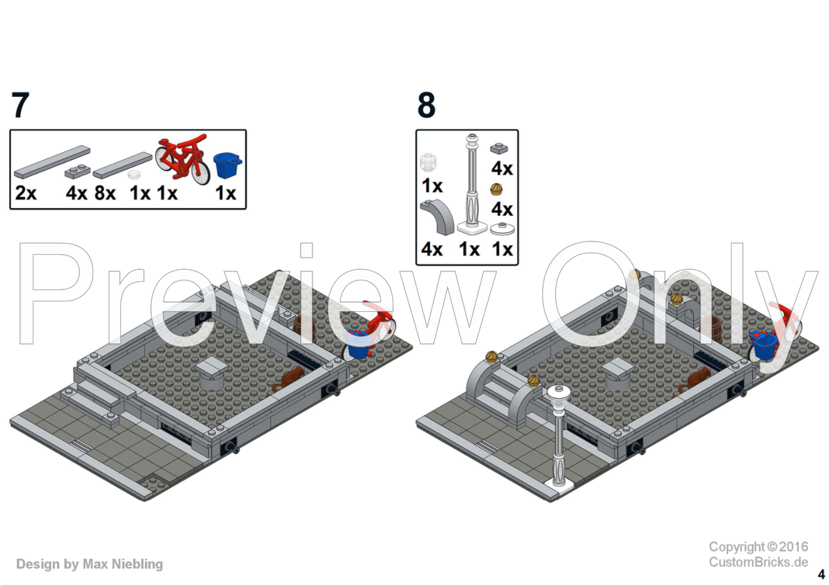 LEGO MOC Custom Modular Building - House New York by CustomBricks.de ...