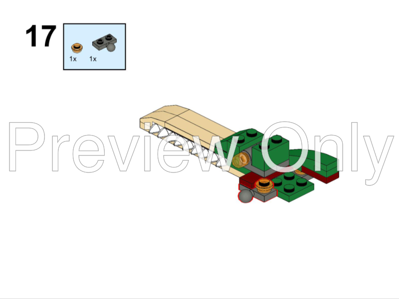 LEGO MOC 31058 Sawfish by LegoDesigner | Rebrickable - Build with LEGO