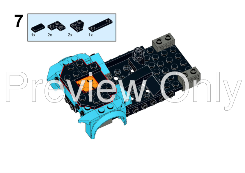 LEGO MOC 76905 Track Racer by Schwimpy | Rebrickable - Build with LEGO