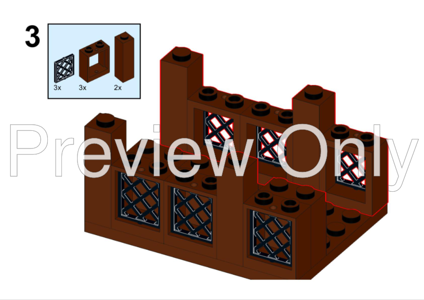 Lego Moc Wooden Bridge By Simplygryffindor Rebrickable Build With Lego