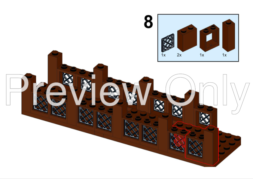Lego Moc Wooden Bridge By Simplygryffindor Rebrickable Build With Lego
