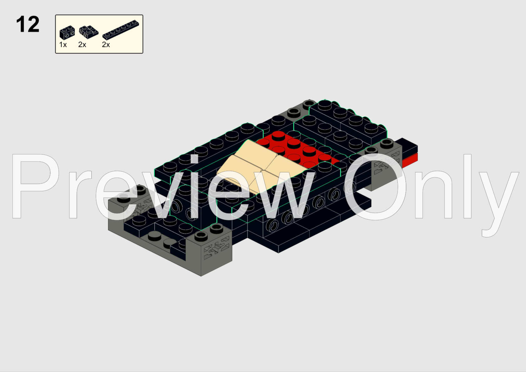 LEGO MOC Ferrari Testarossa Miami Vice white by barneius | Rebrickable ...