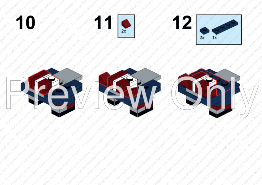 LEGO MOC Captain America (Sam Wilson) Brickheadz LEGO MOC - Marvel ...