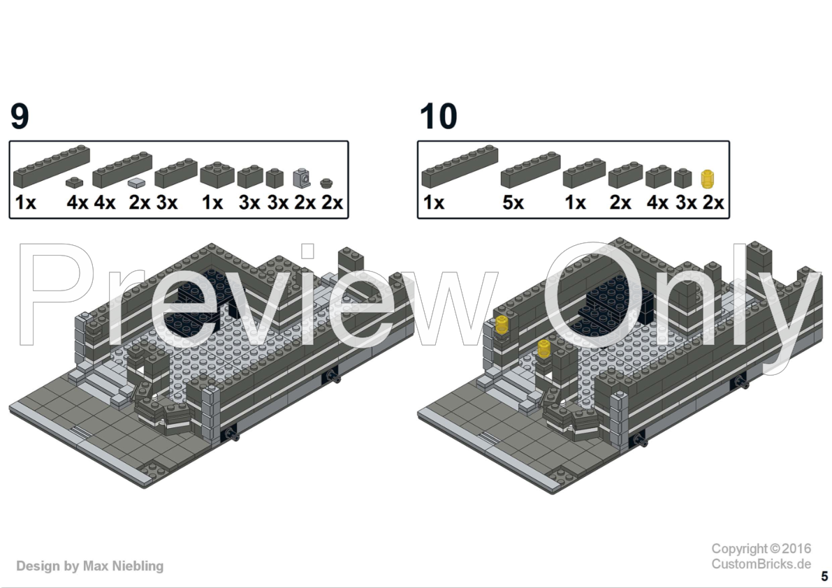 LEGO MOC Custom Modular Building - House Villa Ichon by CustomBricks.de ...