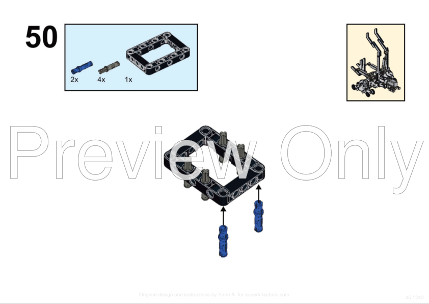 LEGO MOC Articulated Tracked Loader by Superkoala | Rebrickable - Build with LEGO