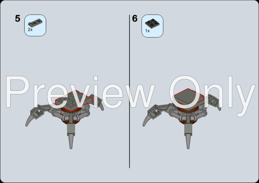 LEGO MOC Droideka Sentinel MK1 (Animated Style) by CloneCreatesClassics ...