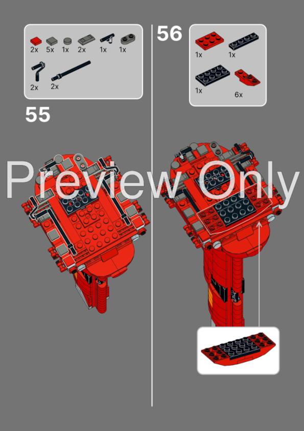 LEGO MOC Blade Wing - B-Wing Prototype by thomin | Rebrickable - Build ...