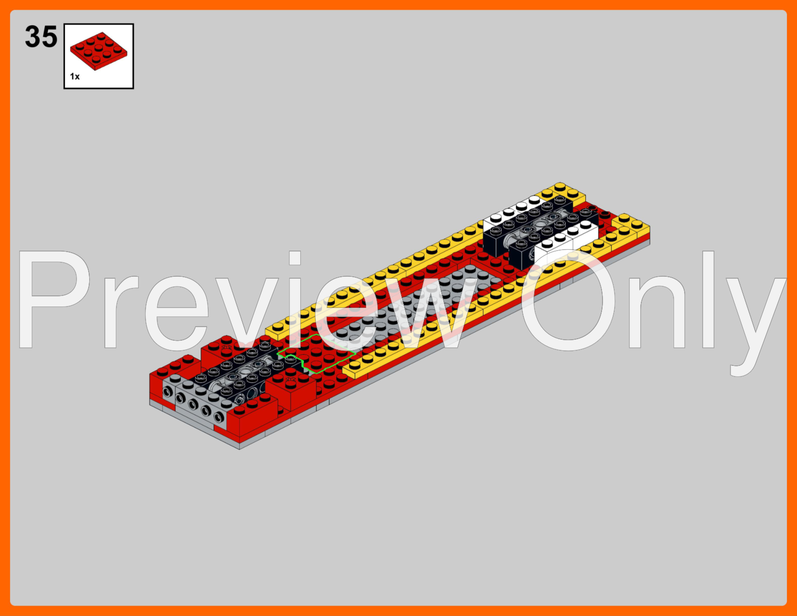 LEGO MOC T01- Santa Fe F7 by Labronco Brick Designs | Rebrickable - Build with LEGO