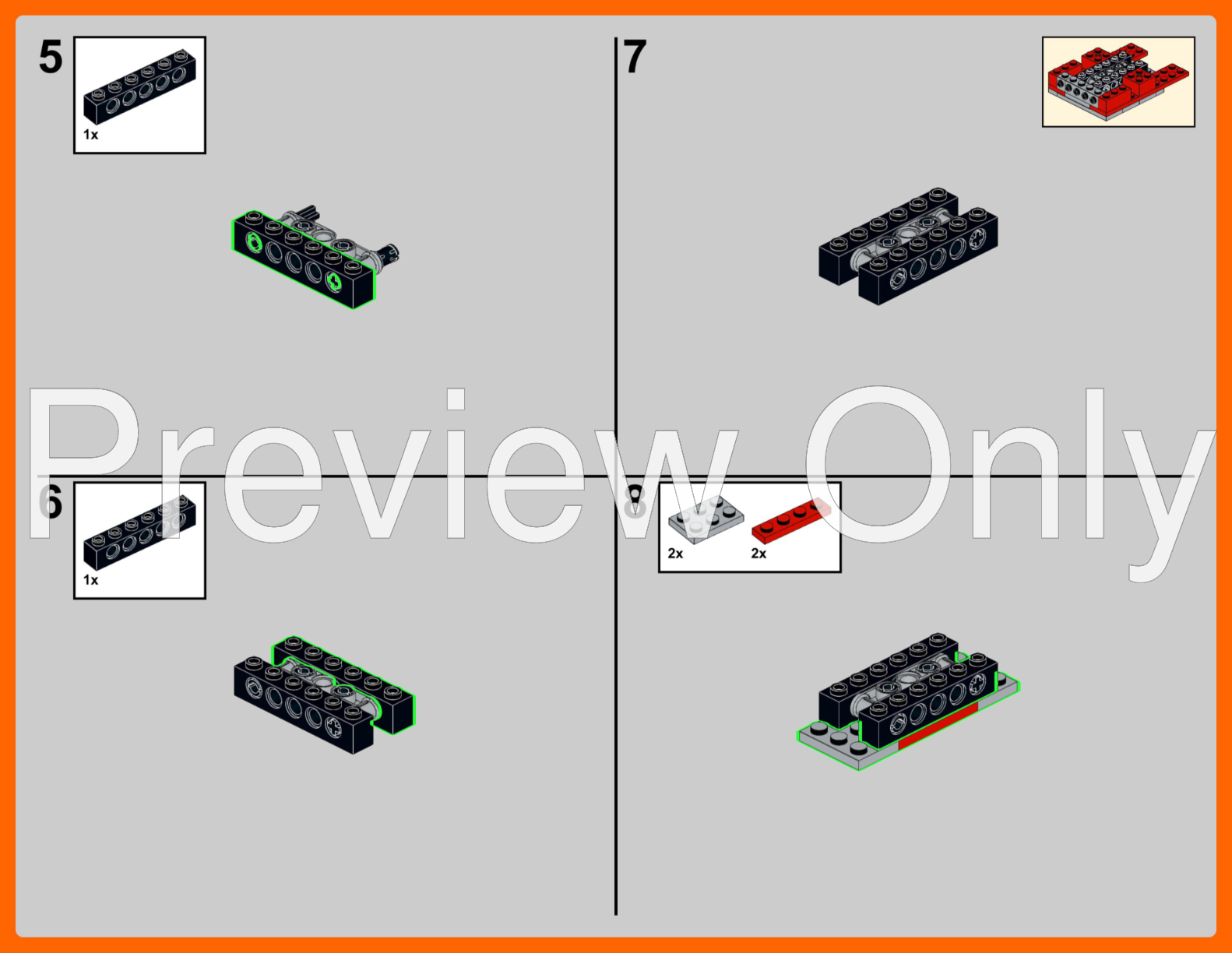 LEGO MOC T01- Santa Fe F7 by Labronco Brick Designs | Rebrickable - Build with LEGO
