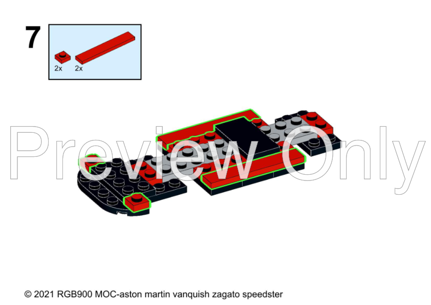 LEGO MOC aston martin vanquish zagato speedster by RGB900 | Rebrickable ...
