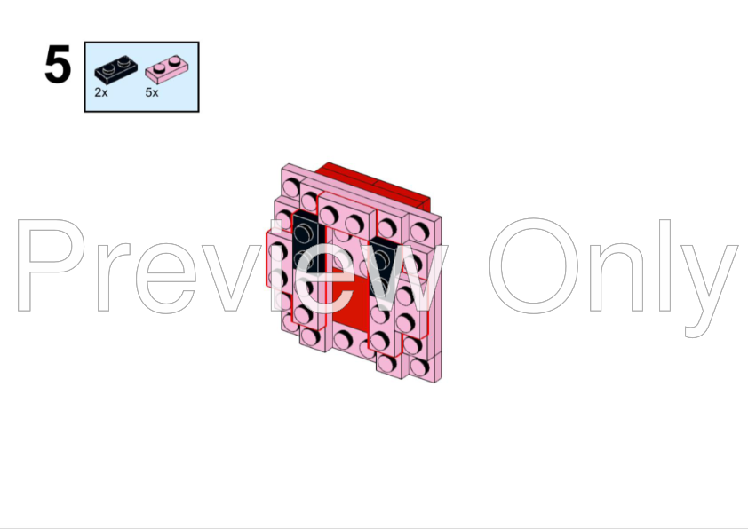 Lego Moc Kirby By Re Bricked Rebrickable Build With Lego