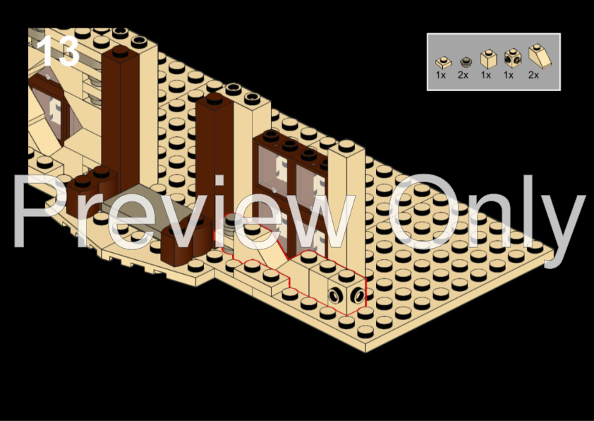 LEGO MOC Shell Cottage by JL.Bricks | Rebrickable - Build with LEGO