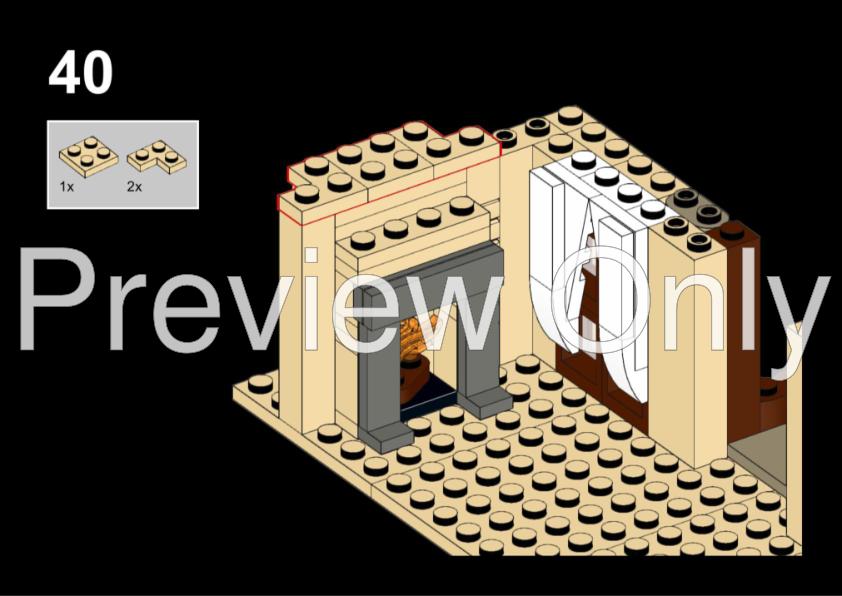 LEGO MOC Shell Cottage by JL.Bricks | Rebrickable - Build with LEGO