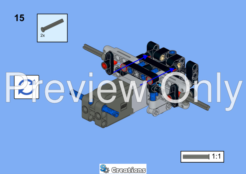 LEGO MOC 42124 B model-3 wheel motorbike by sthrom | Rebrickable ...