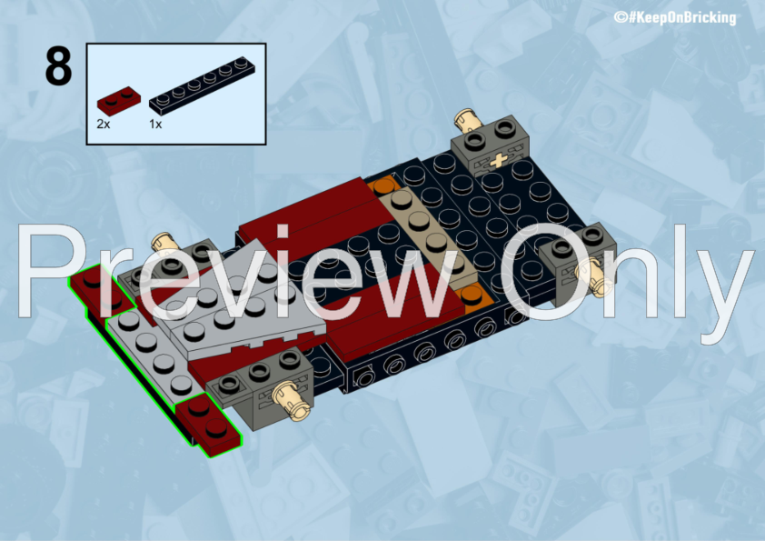 LEGO MOC 76903 V Truck by Keep On Bricking | Rebrickable - Build with LEGO