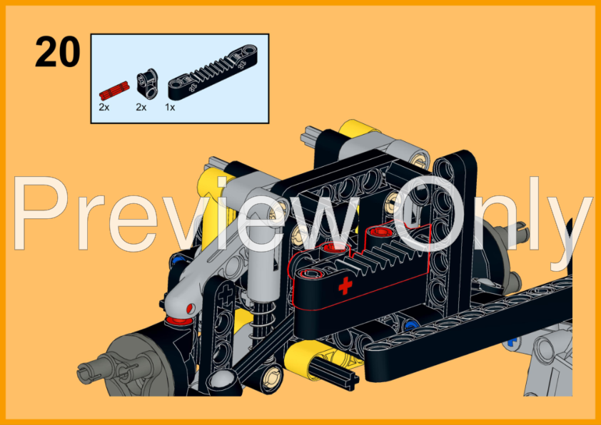 LEGO MOC Framework trophy truck by fuwlz | Rebrickable - Build with LEGO