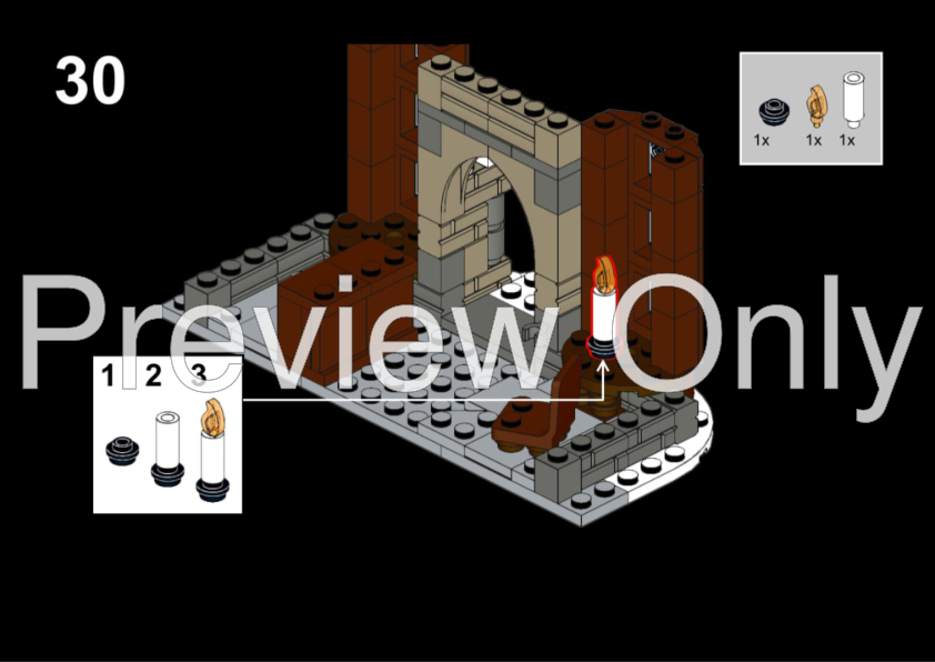 LEGO MOC Hog's Head & Scrivenshaft's Quill Shop by JL.Bricks | Rebrickable - Build with LEGO