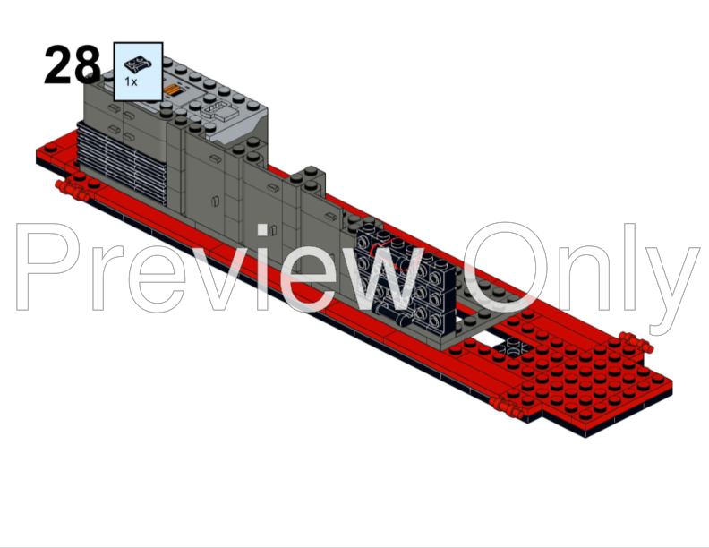 LEGO MOC EMD SW1500/MP15AD/MP15AC Cow and Calf Bundle - Southern ...