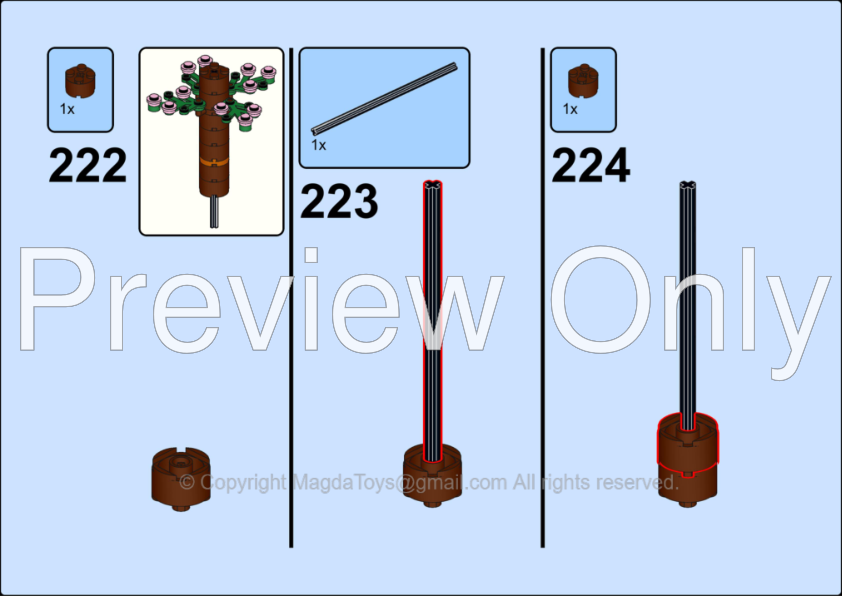 LEGO MOC Modular Torii Gate T1 by Magdatoys | Rebrickable - Build with LEGO