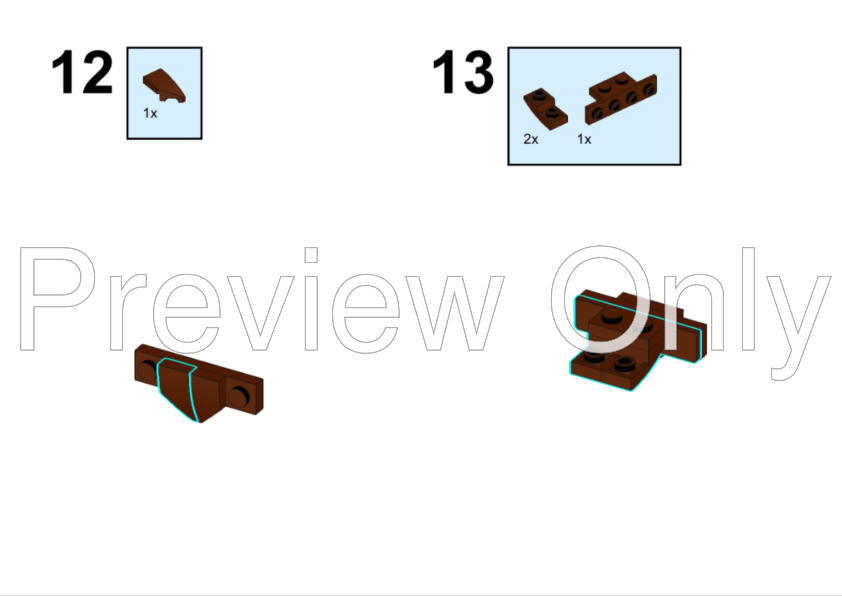 LEGO MOC Moose Brickheadz by HylianHerald | Rebrickable - Build with LEGO