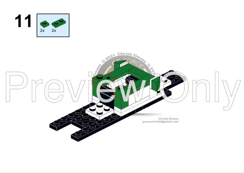 LEGO MOC F1 Jaguar R1 by CGForceDesigns | Rebrickable - Build with LEGO