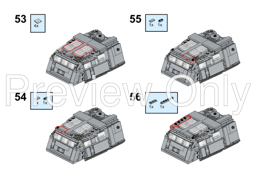LEGO MOC The Mandalorian Juggernaut 5 upgraded by u_brick | Rebrickable ...