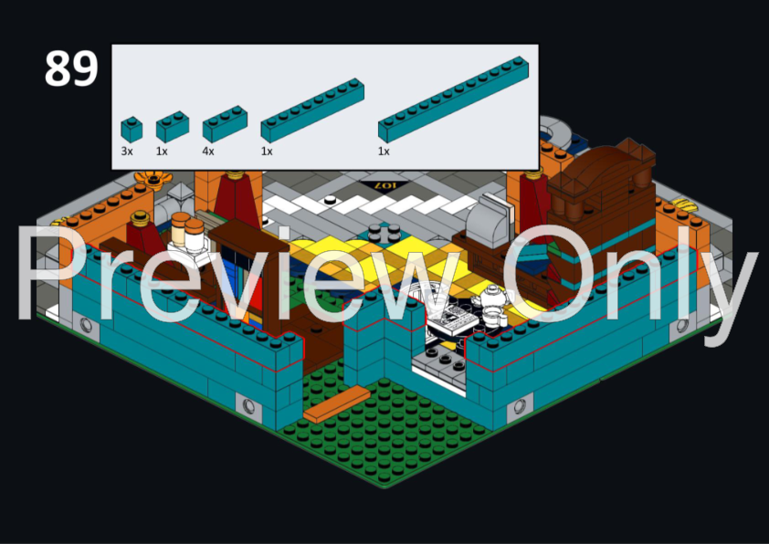 LEGO MOC Birch Books & Apartment - 10270 Bookshop Alternative Build by ...