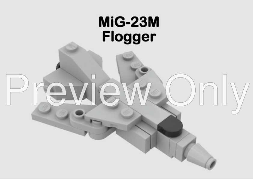 Lego Moc Nano Scale Fighter Jets Of The Russian Military By Digitalsock