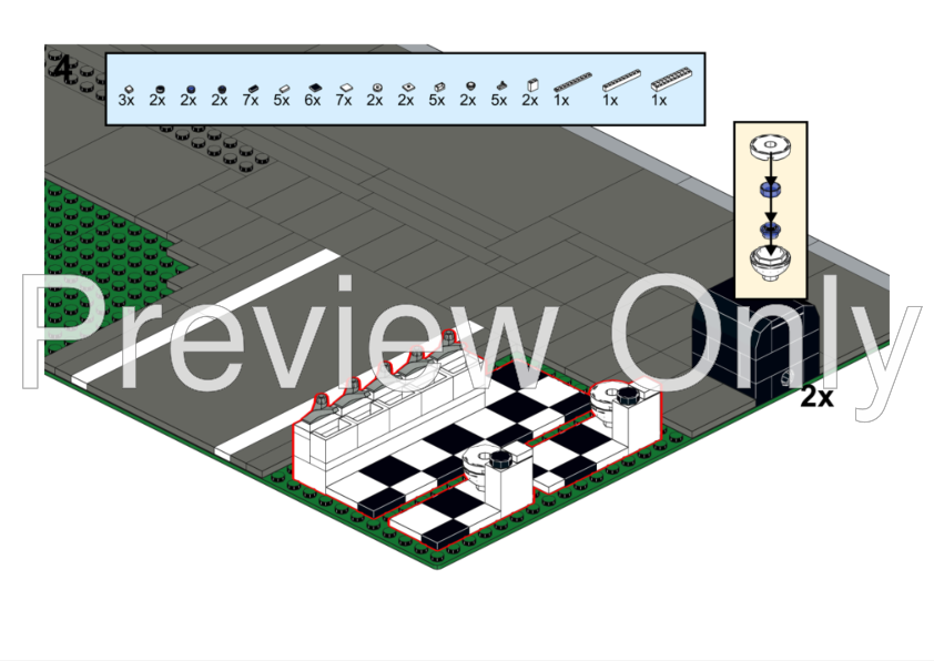 LEGO MOC Gas Station Modular by Legodudelol9a | Rebrickable - Build ...