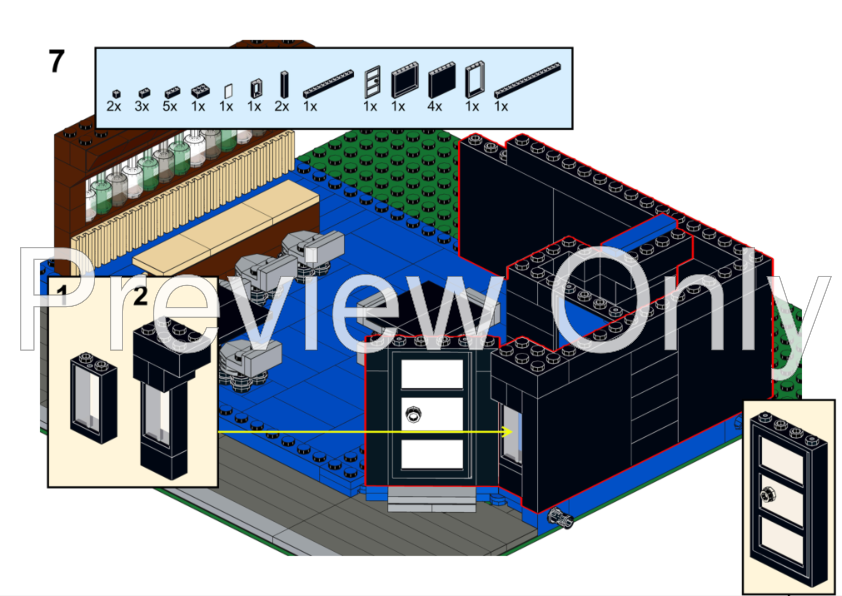 LEGO MOC Bar by Legodudelol9a | Rebrickable - Build with LEGO