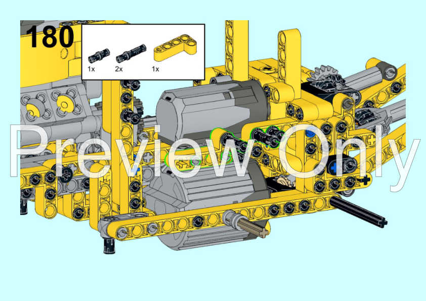 LEGO MOC Caterpillar D11R Full RC by Mani91 | Rebrickable - Build with LEGO
