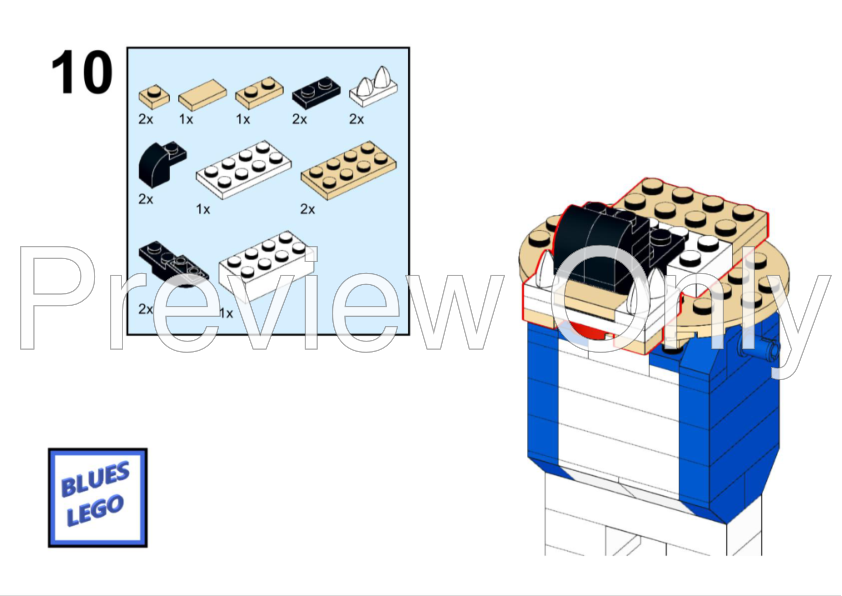 LEGO MOC Beau Brummie Classic, Birmingham City Football Club Mascot by ...