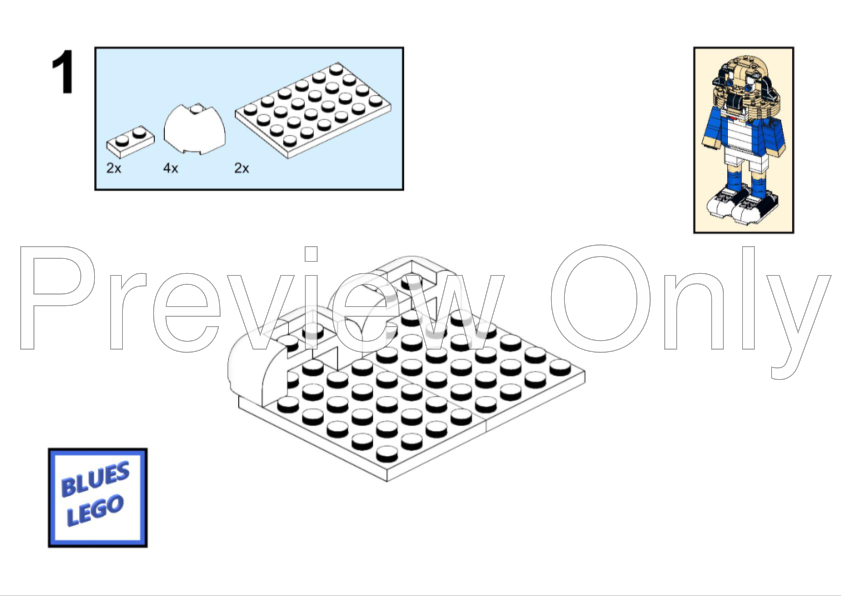 LEGO MOC Beau Brummie Classic, Birmingham City Football Club Mascot by ...
