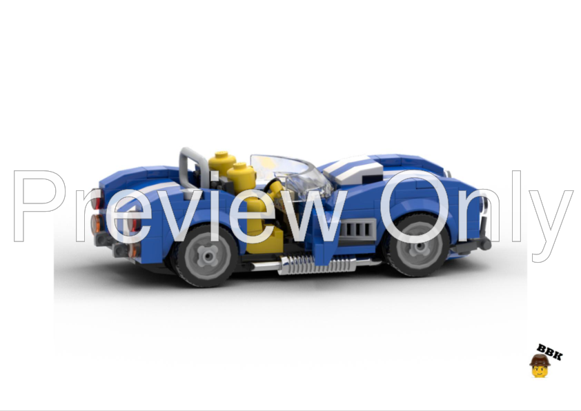 LEGO MOC AC Cobra Shelby Stud8 by billyballokarlo | Rebrickable - Build ...