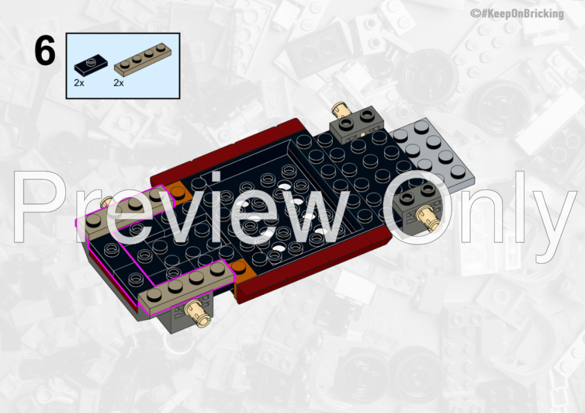 LEGO MOC 76903 C3 10IN1 by Keep On Bricking | Rebrickable - Build with LEGO