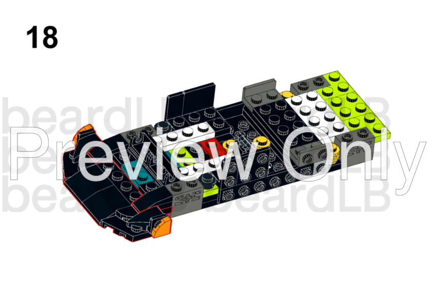 LEGO MOC Aston Martin Vulcan 8wide speed champions by beardLB ...