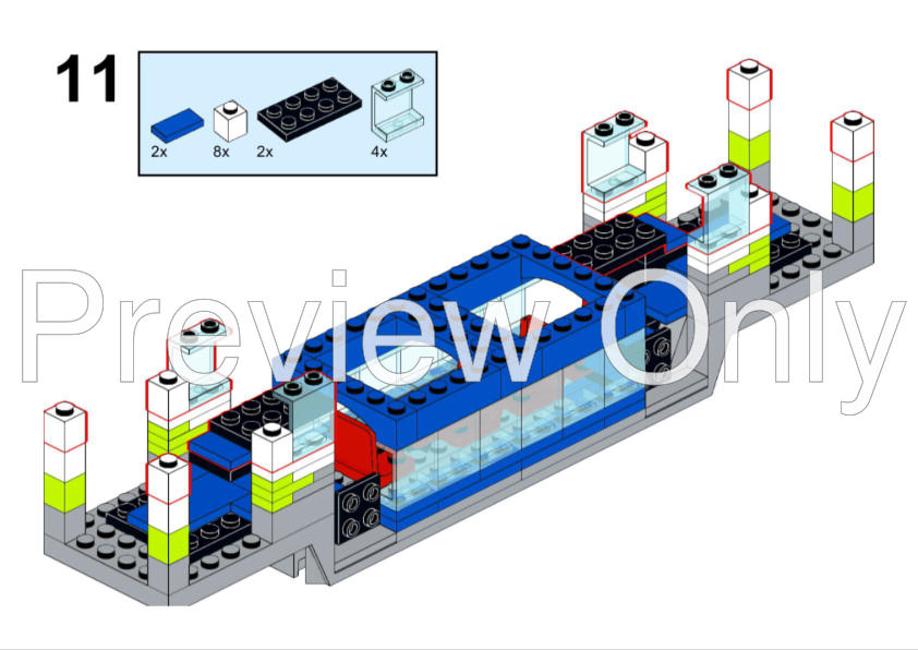 LEGO MOC Regional train by LeFisch | Rebrickable - Build with LEGO