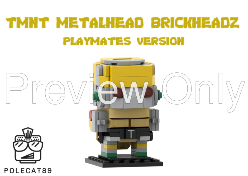 LEGO MOC Metalhead Brickheadz (Playmates Version) by polecat89 ...