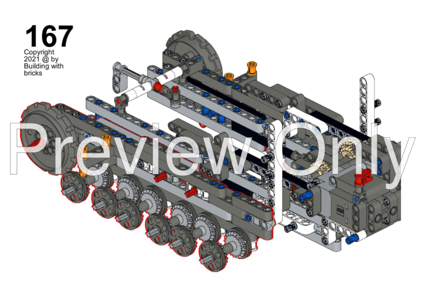 LEGO MOC Liebherr LR 626 front shovel by Building with bricks ...