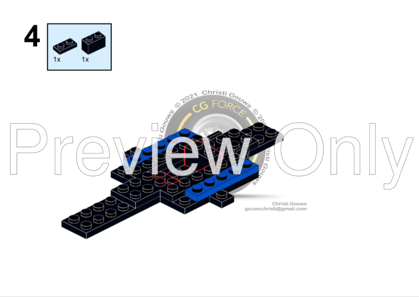 LEGO MOC F1 Tyrrell P34 by CGForceDesigns | Rebrickable - Build with LEGO