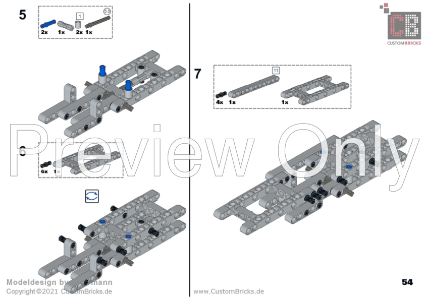 LEGO MOC Custom RC TGS Hook-lift for container by CustomBricks.de ...