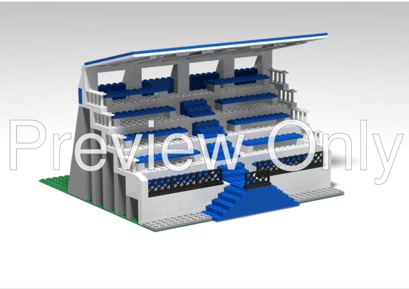Lego Moc Grandstand By Cecivier Rebrickable Build With Lego