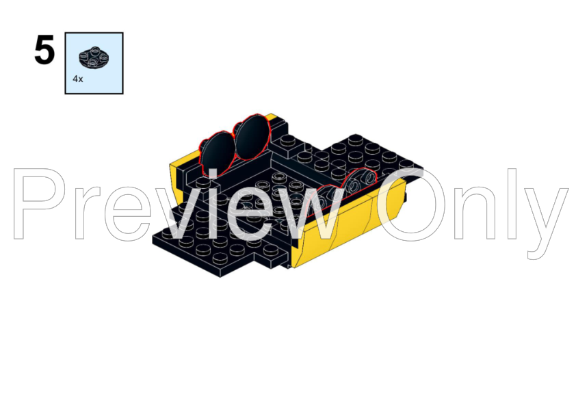 LEGO MOC Ford Escort RS1600 by LegoCarMafia | Rebrickable - Build with LEGO