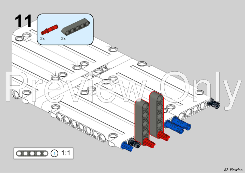 LEGO MOC Trulstorp Ikea Table by powlee | Rebrickable - Build with LEGO