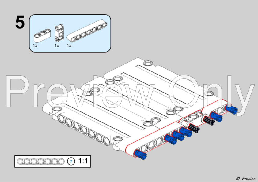 LEGO MOC Trulstorp Ikea Table by powlee | Rebrickable - Build with LEGO