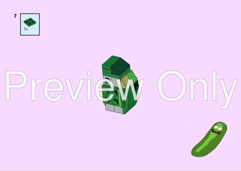 LEGO MOC Pickle Rick from Rick & Morty by GetMeBricked | Rebrickable ...